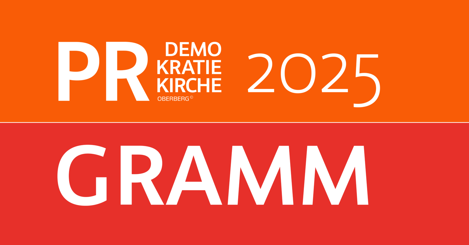 Programmplanung 2025